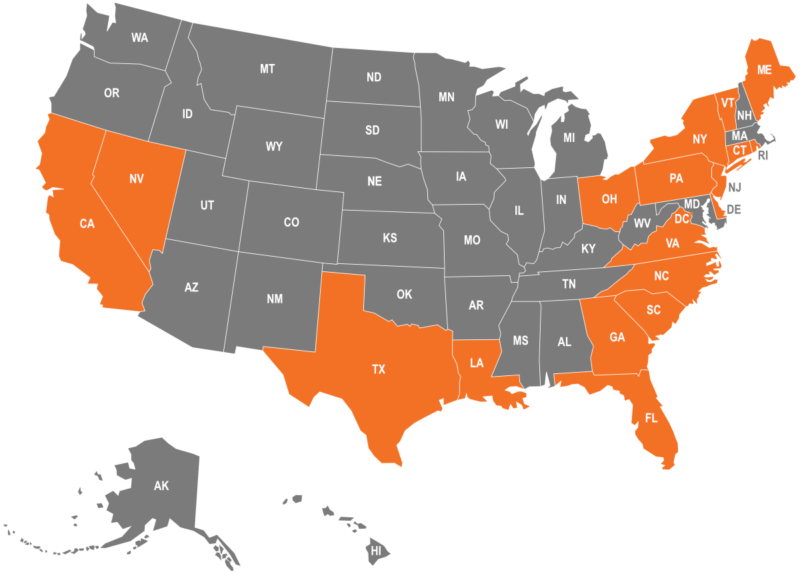 State Coverage - United Public Adjusters & Appraisers, Inc
